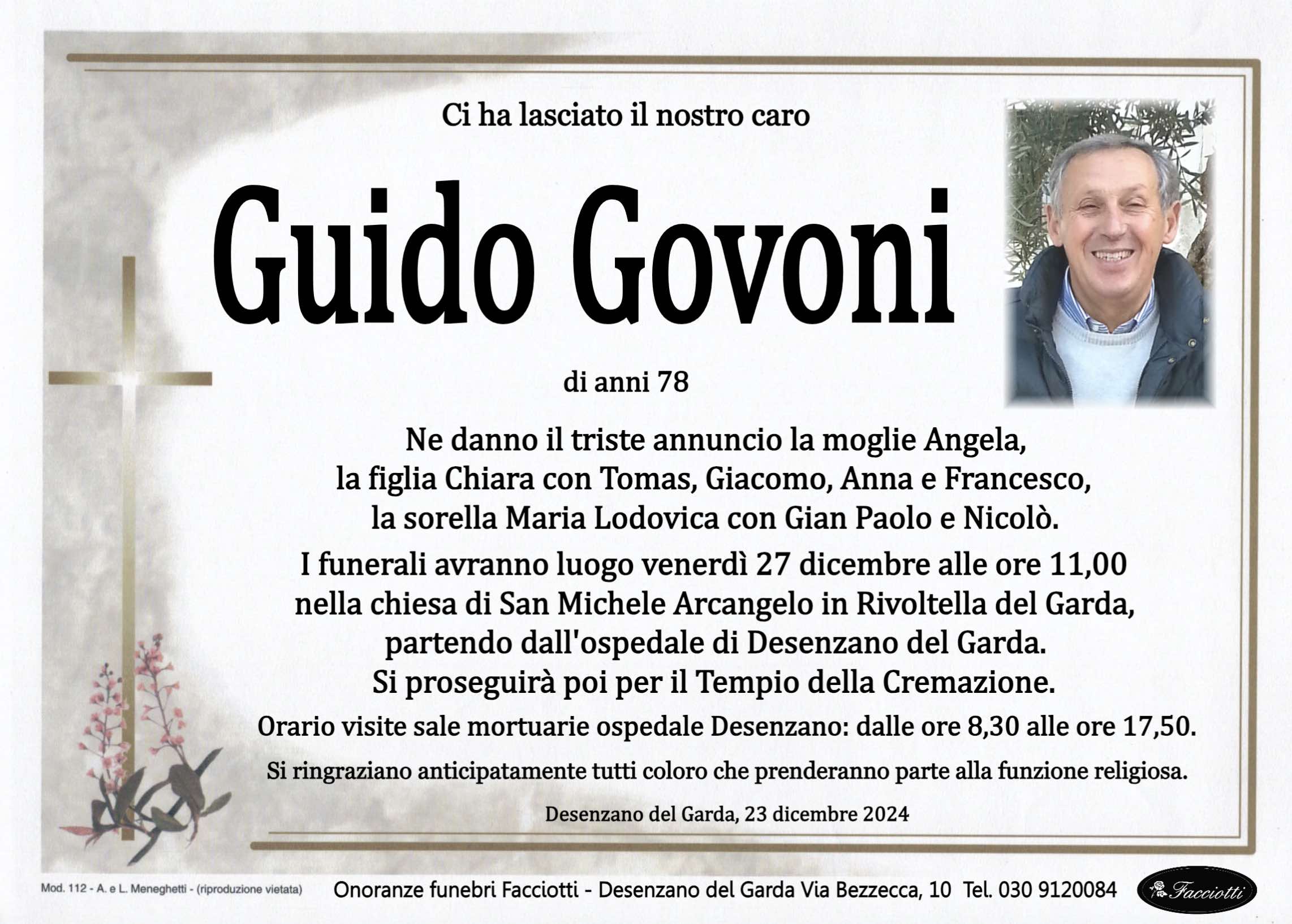 Guido Govoni - Onoranze Funebri Facciotti